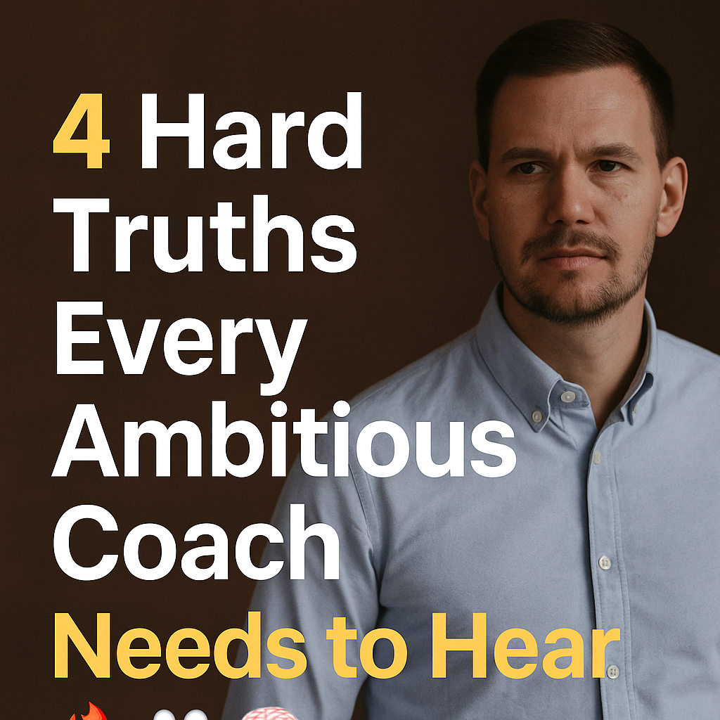 4 Hard Truths Every Ambitious Coach Needs to Hear - matemaatika.com